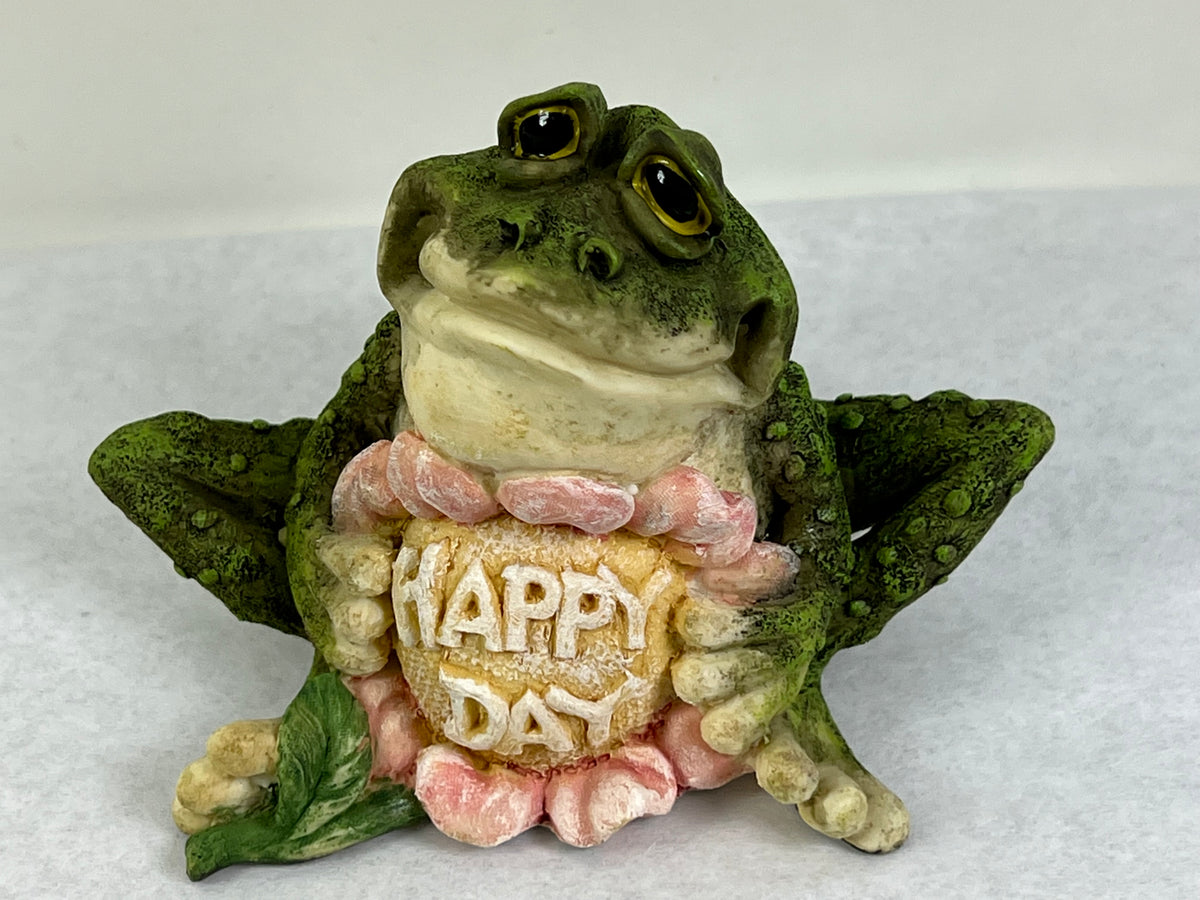 " Happy Days " Message Frog – Natures Window